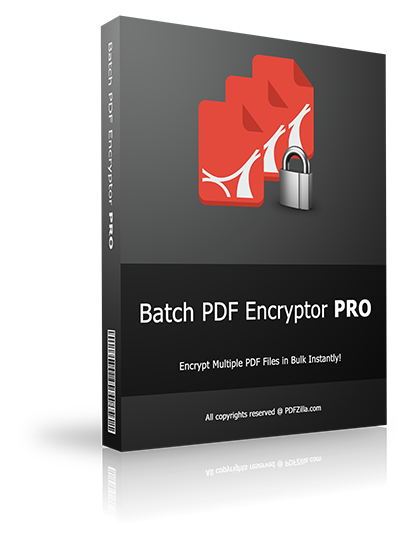 Batch PDF Encryptor PRO - Buy & Register